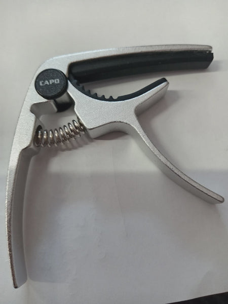 Guitar Trigger Capo - Silver - SOLOSIL | Guitar Crazy