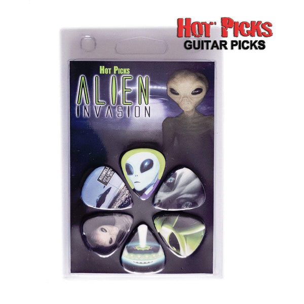 Hot Picks "Alien Invasion" Guitar Picks | Guitar Crazy